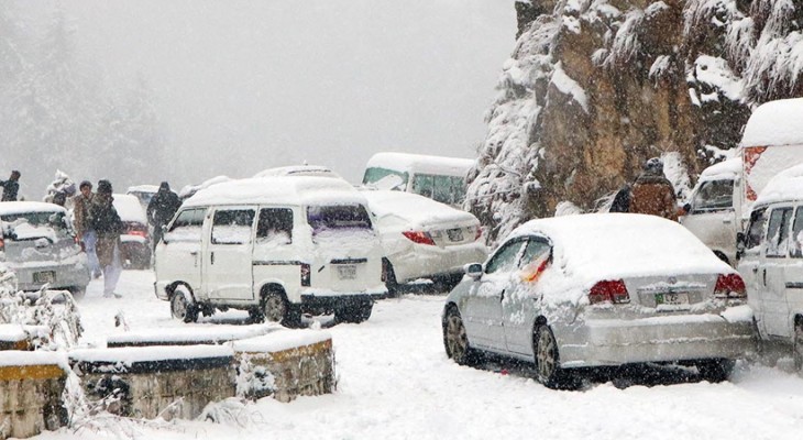 Snowfall covers hilly areas; cold wave envelops Pakistan-INP