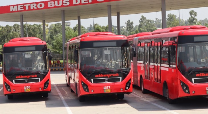 Metro bus service suspended in Rawalpindi-INP